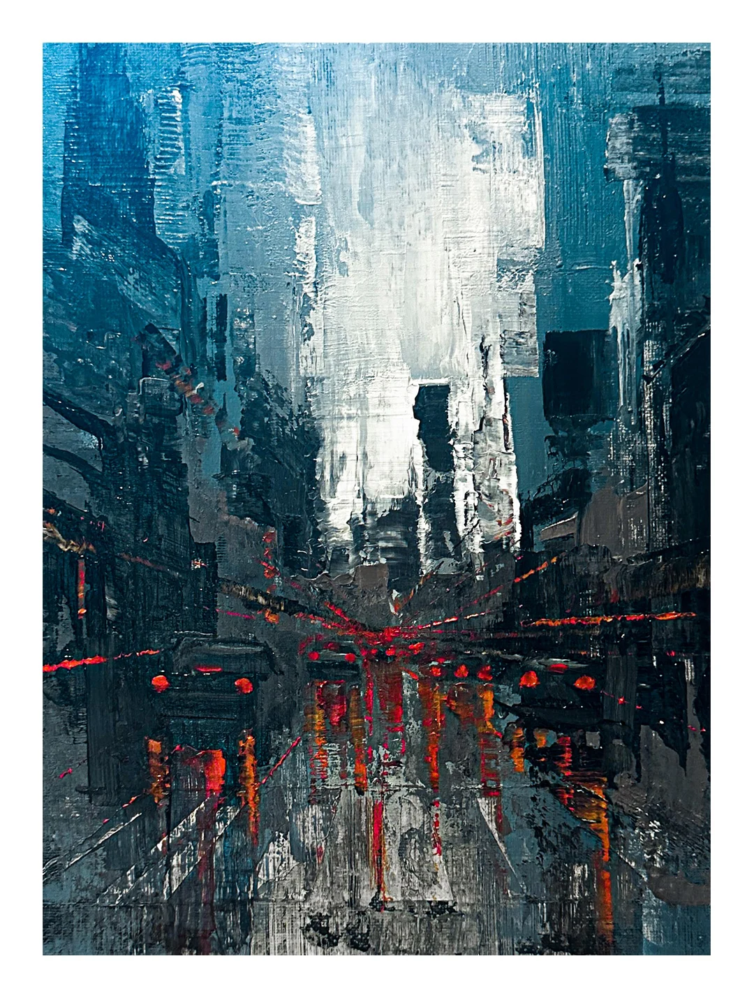 One Way, Gator , Oils, 2023 | Scrolller