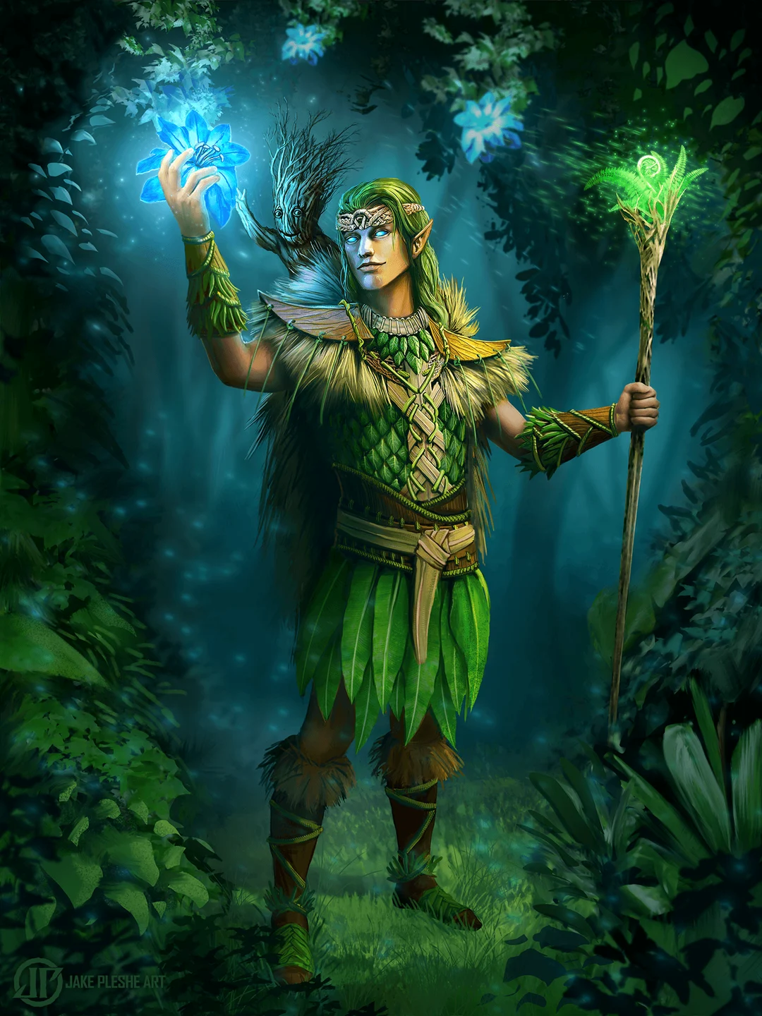 [OC] - Ellewynn Ver, Druid | Scrolller