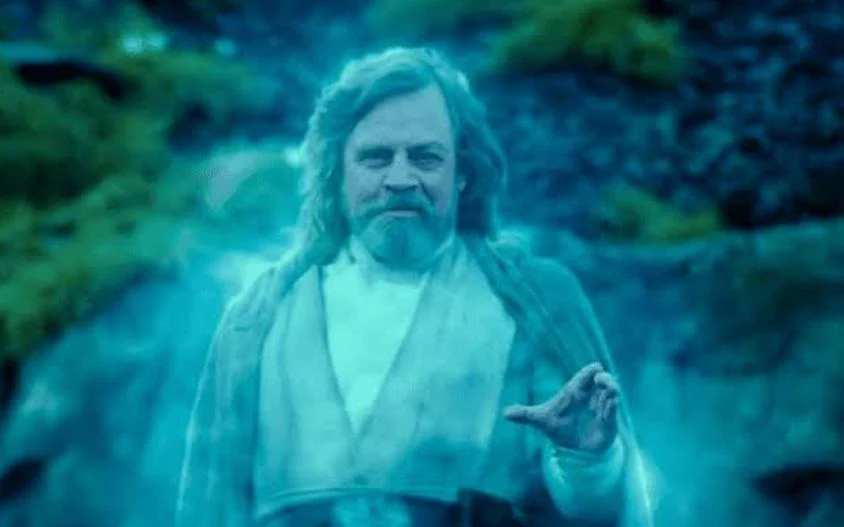 Even causing confusion and maybe plot holes, Force ghosts using the force make "I shall become ...