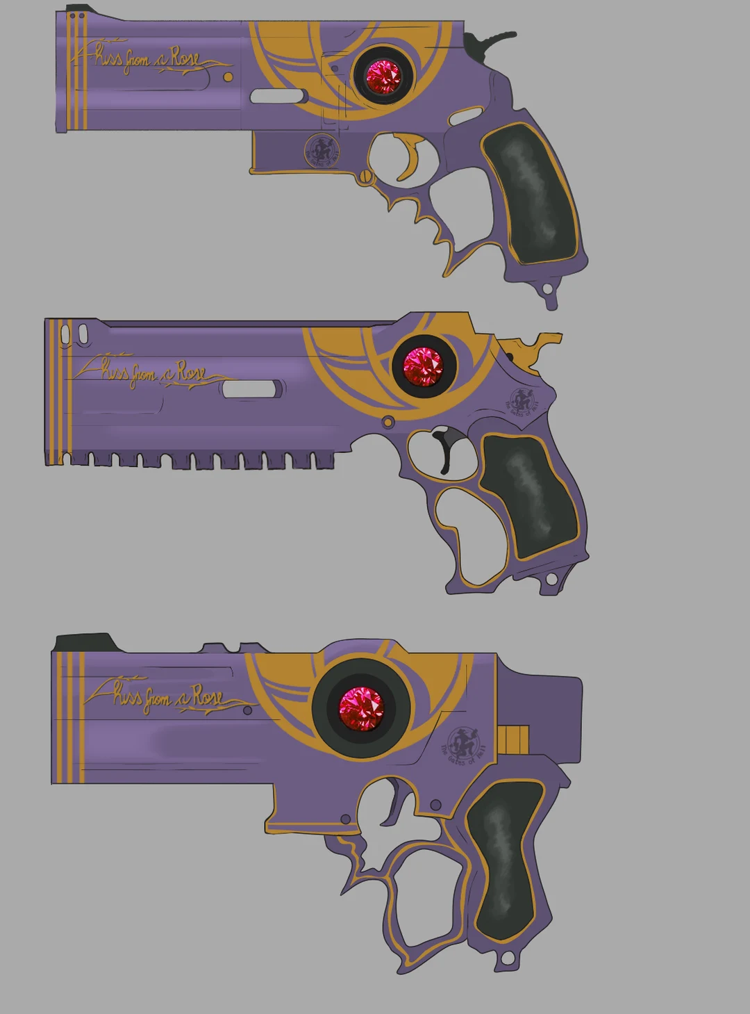 Gun concepts of my Bayonetta 3 redesign | Scrolller