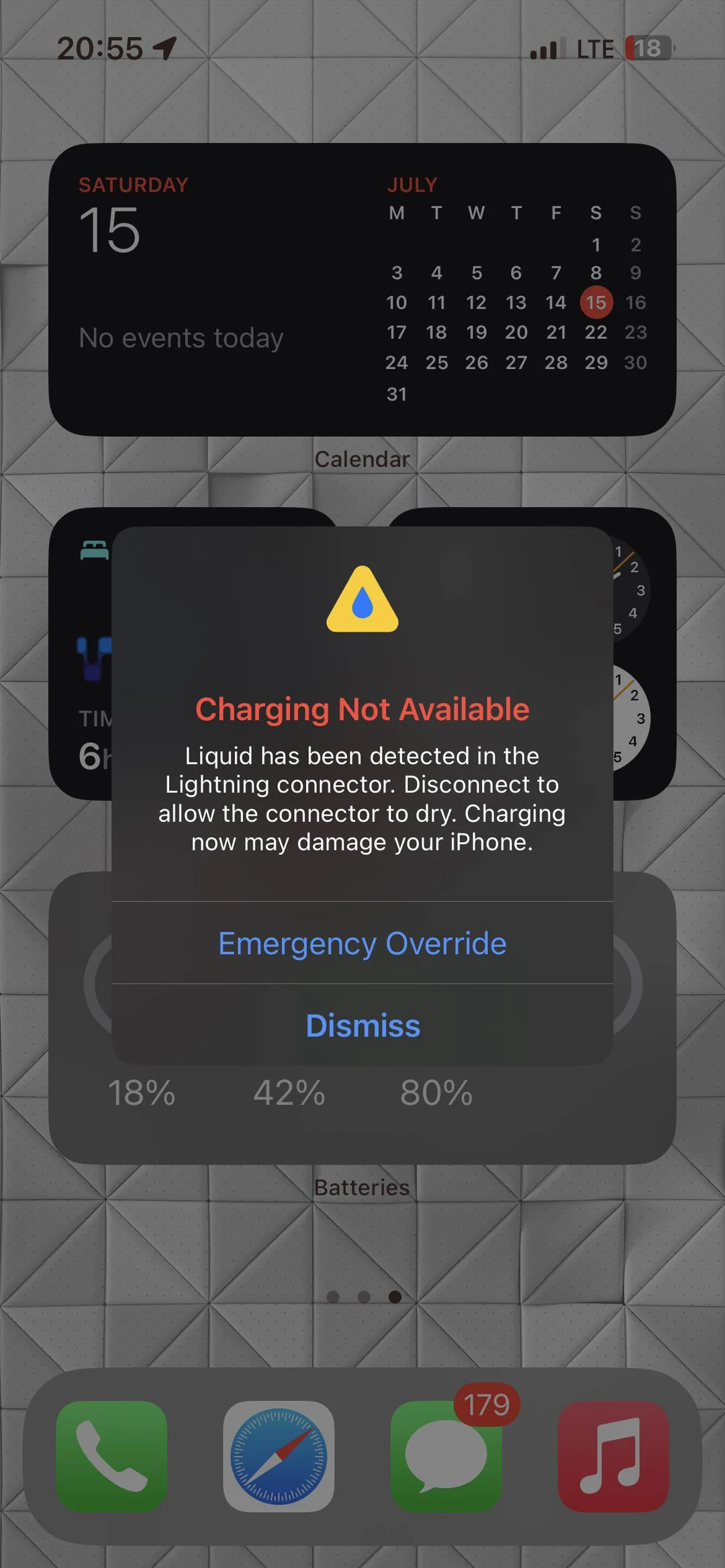 How do I get rid of this? - I haven’t exposed my phone to any water. I’ve let out for over an ...