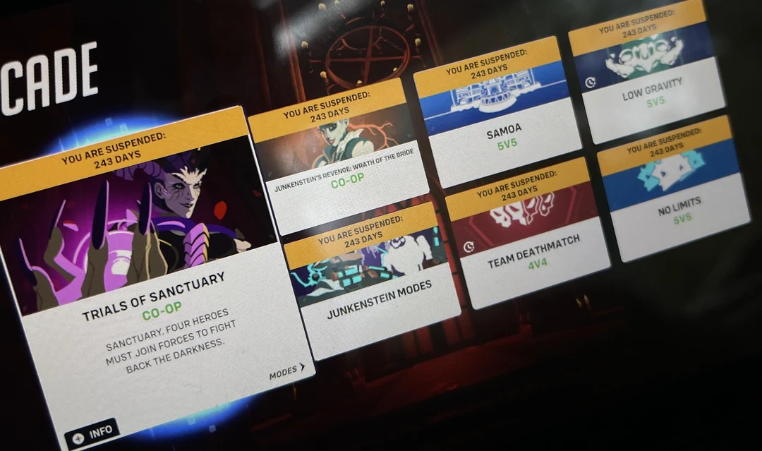 Randomly suspended but can still play? | Scrolller