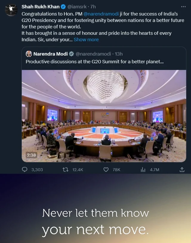 Never let them know your next move | Scrolller