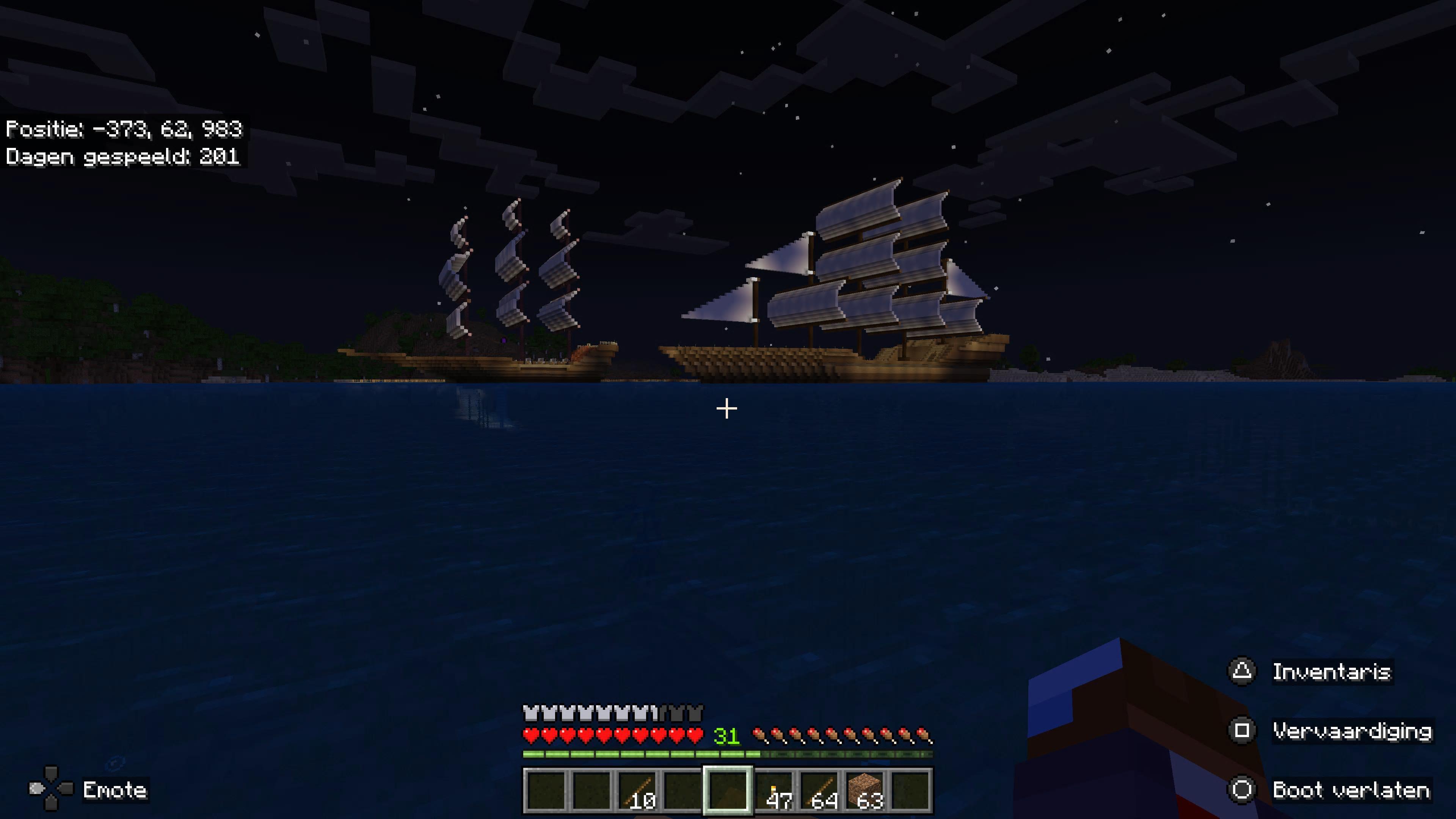 Two ships build by me in survival | Scrolller