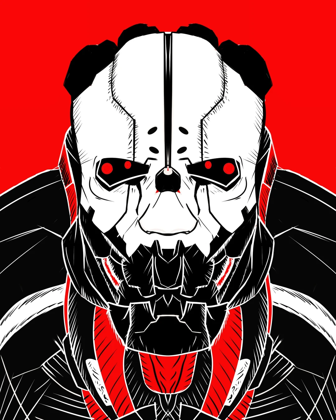 Adam Smasher Cyberpunk 2077, Me, digital, 2022 | Scrolller