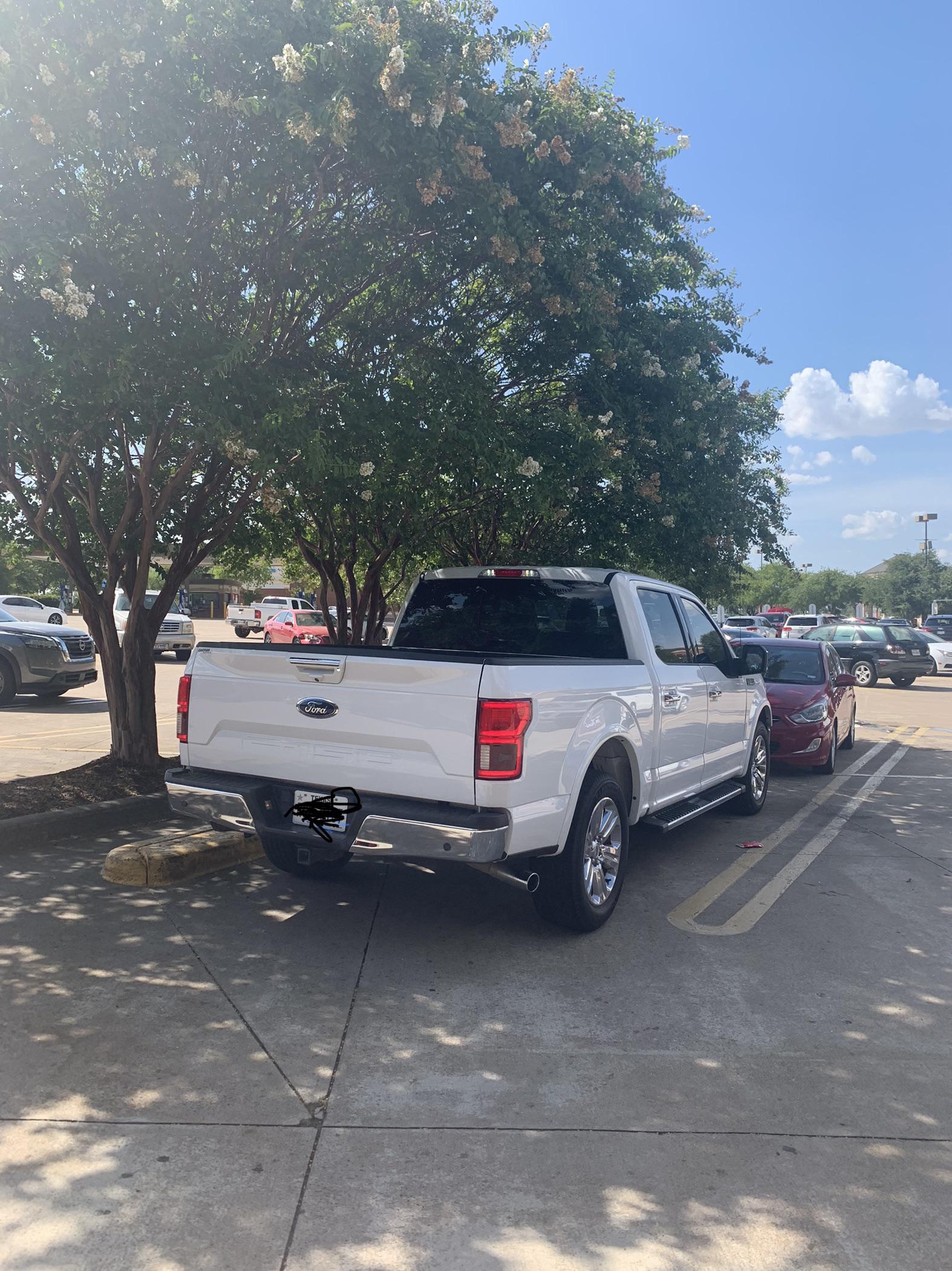 Perfect spot in Texas, in the shade and right next to cart return | Scrolller
