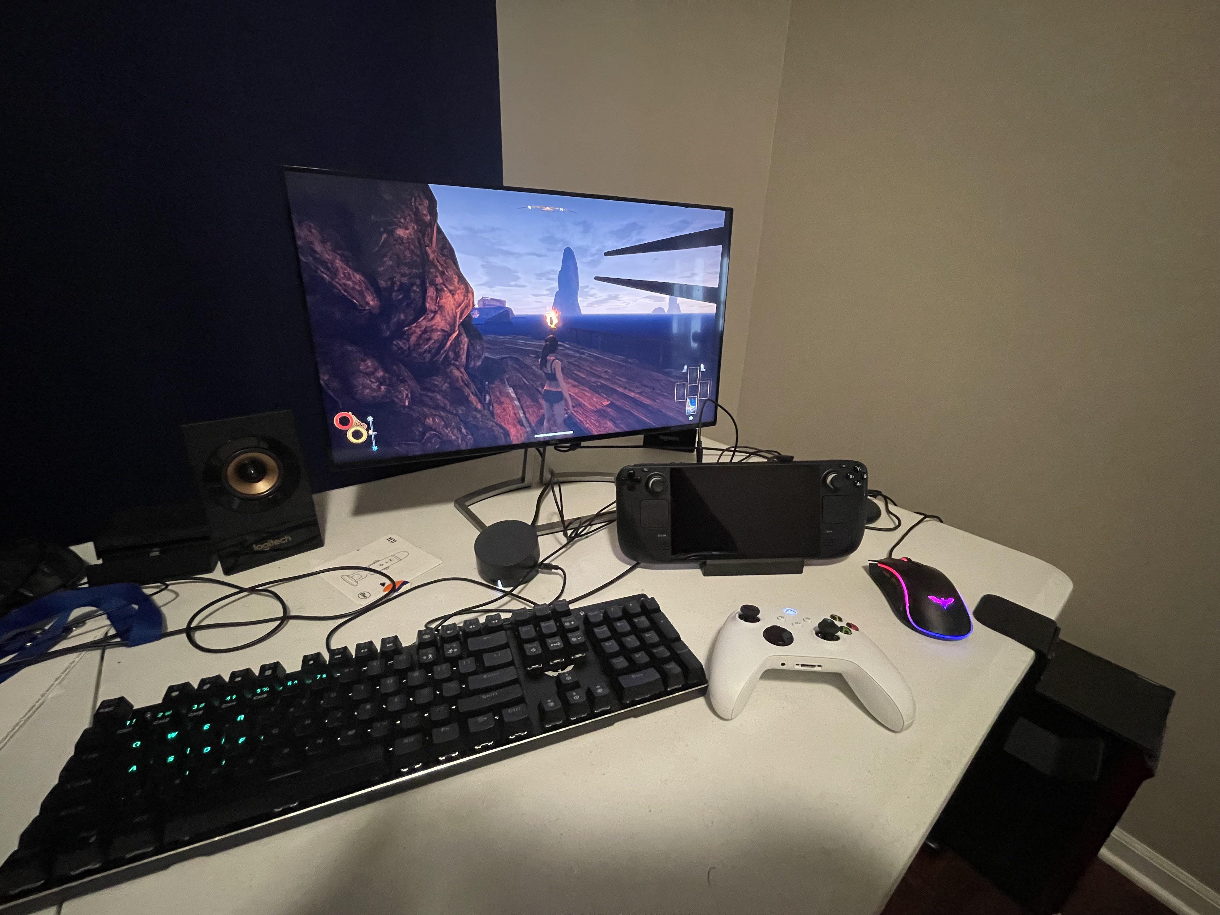 Docked steamdeck is my battle station! | Scrolller