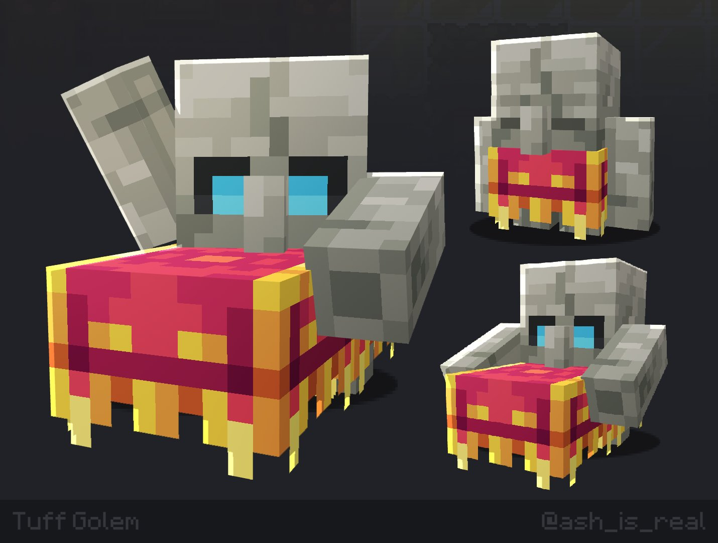 Tuff Golem I made for a mod :D | Scrolller