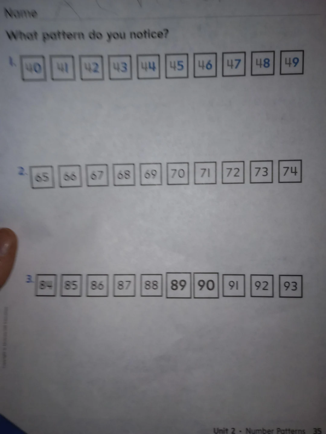 Kids homework, teacher says the pattern isn't counting by 1s. | Scrolller