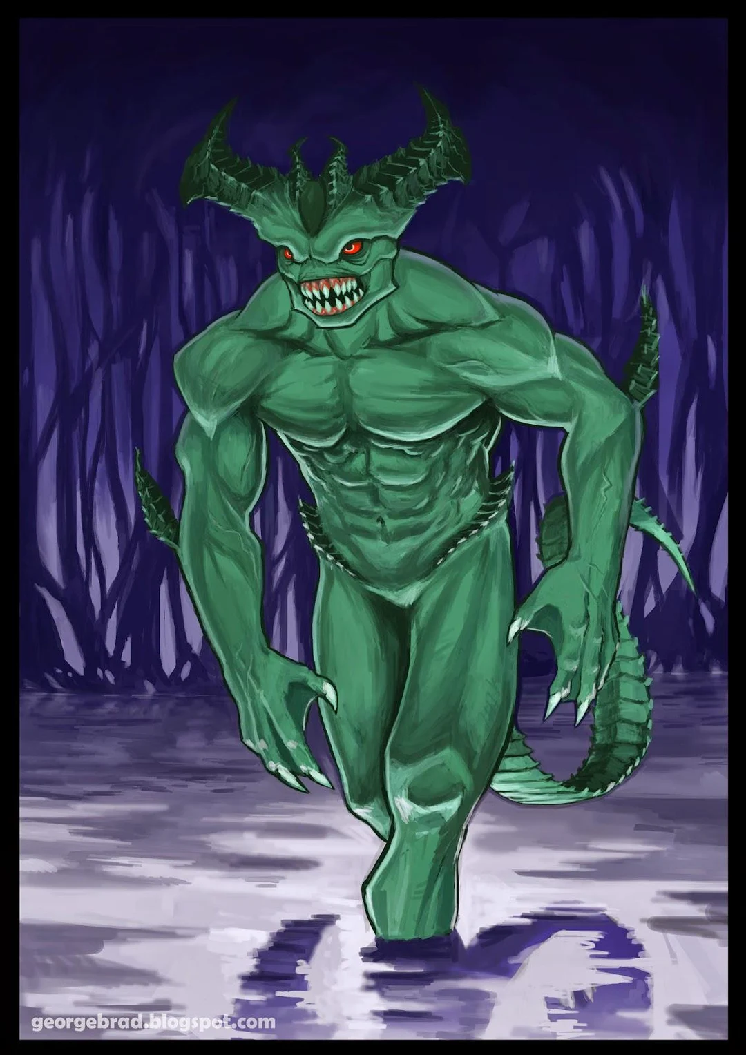 Swamp Creature by George Brad | Scrolller