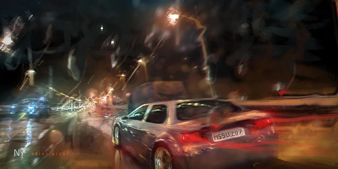 RAINY NIGHT by Huy Viet Tran | Scrolller