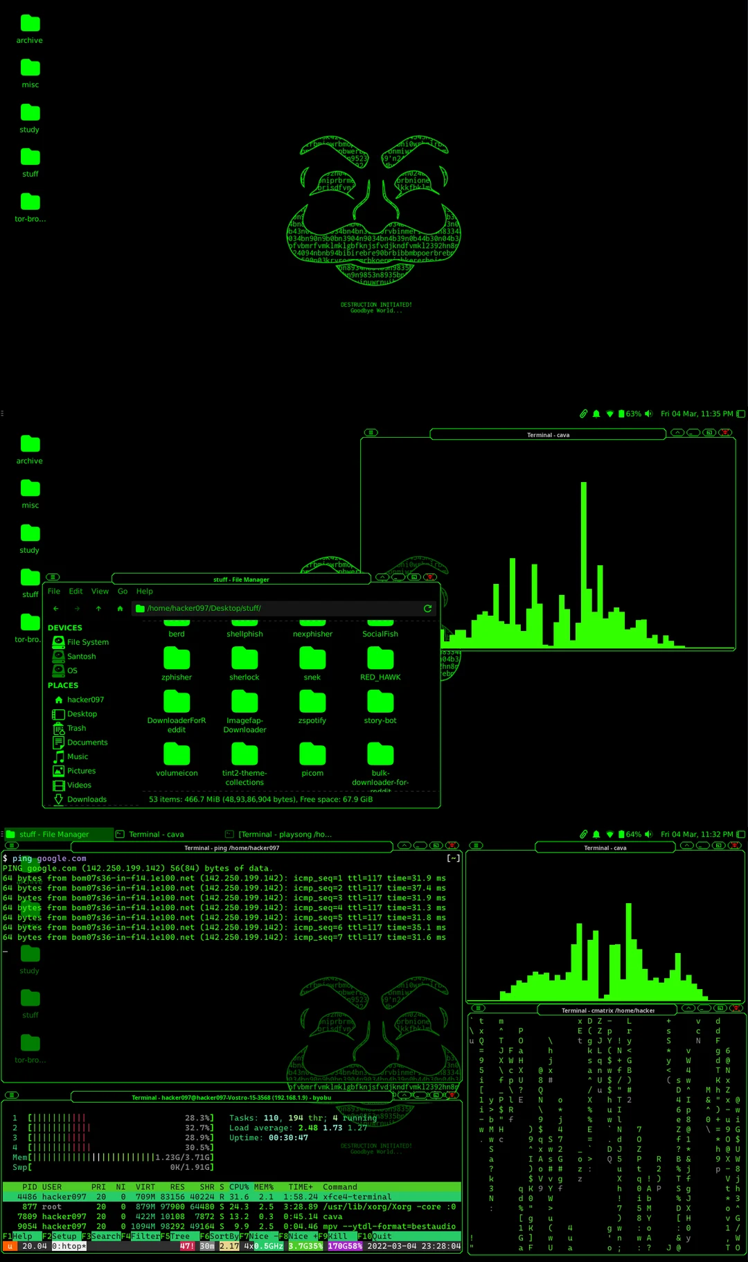 [XFCE] L33T H4XX0r OS | Scrolller