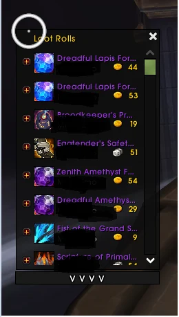 Is it possible to permanently remove this loot roll window? It annoys me popping up after every ...