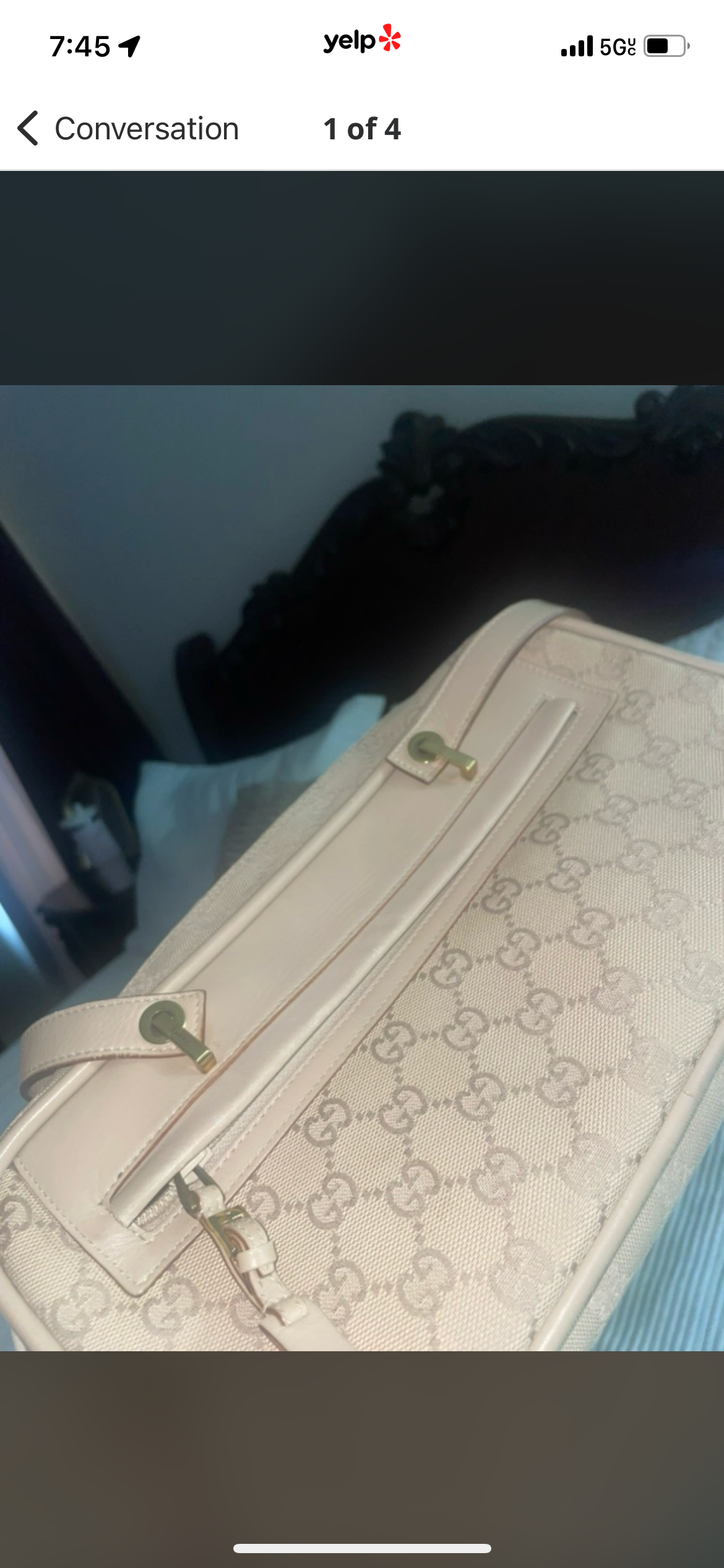 Vintage Gucci- Has discoloration on bottom corner piping. Anything I can use to help minimize ...