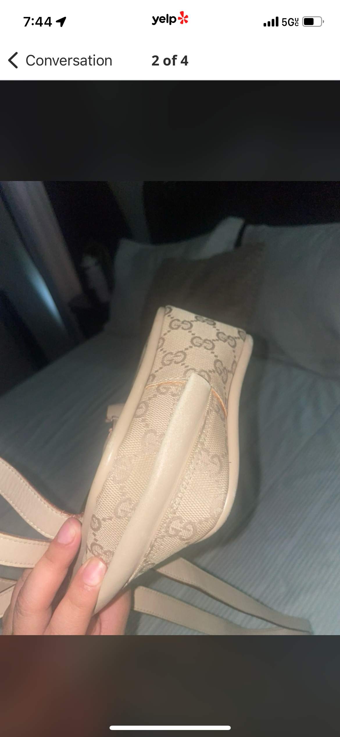 Vintage Gucci- Has discoloration on bottom corner piping. Anything I can use to help minimize ...