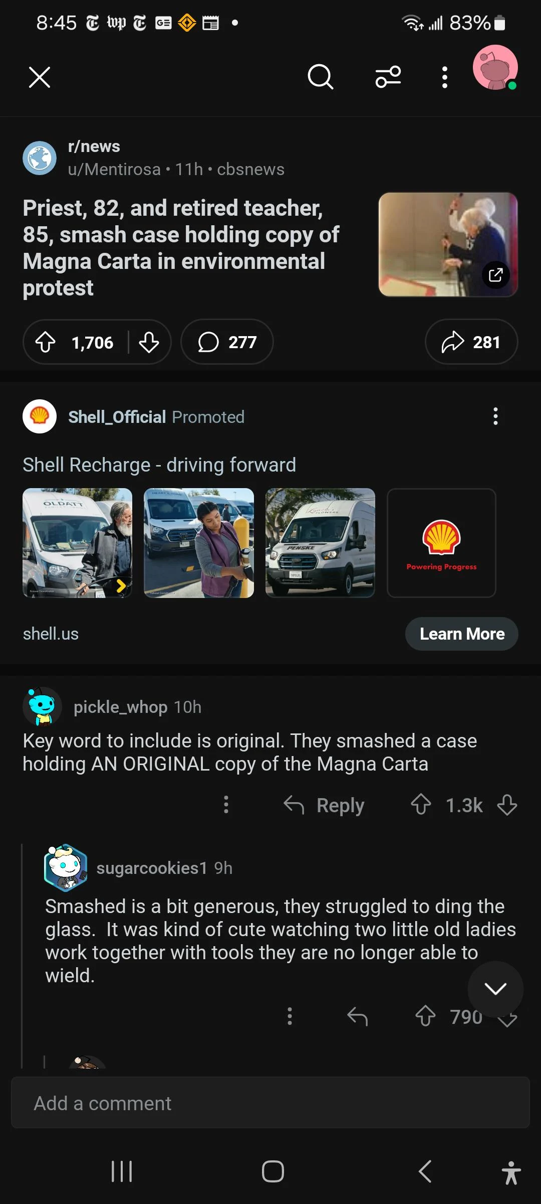 Sponsor algorithm glitch | Scrolller