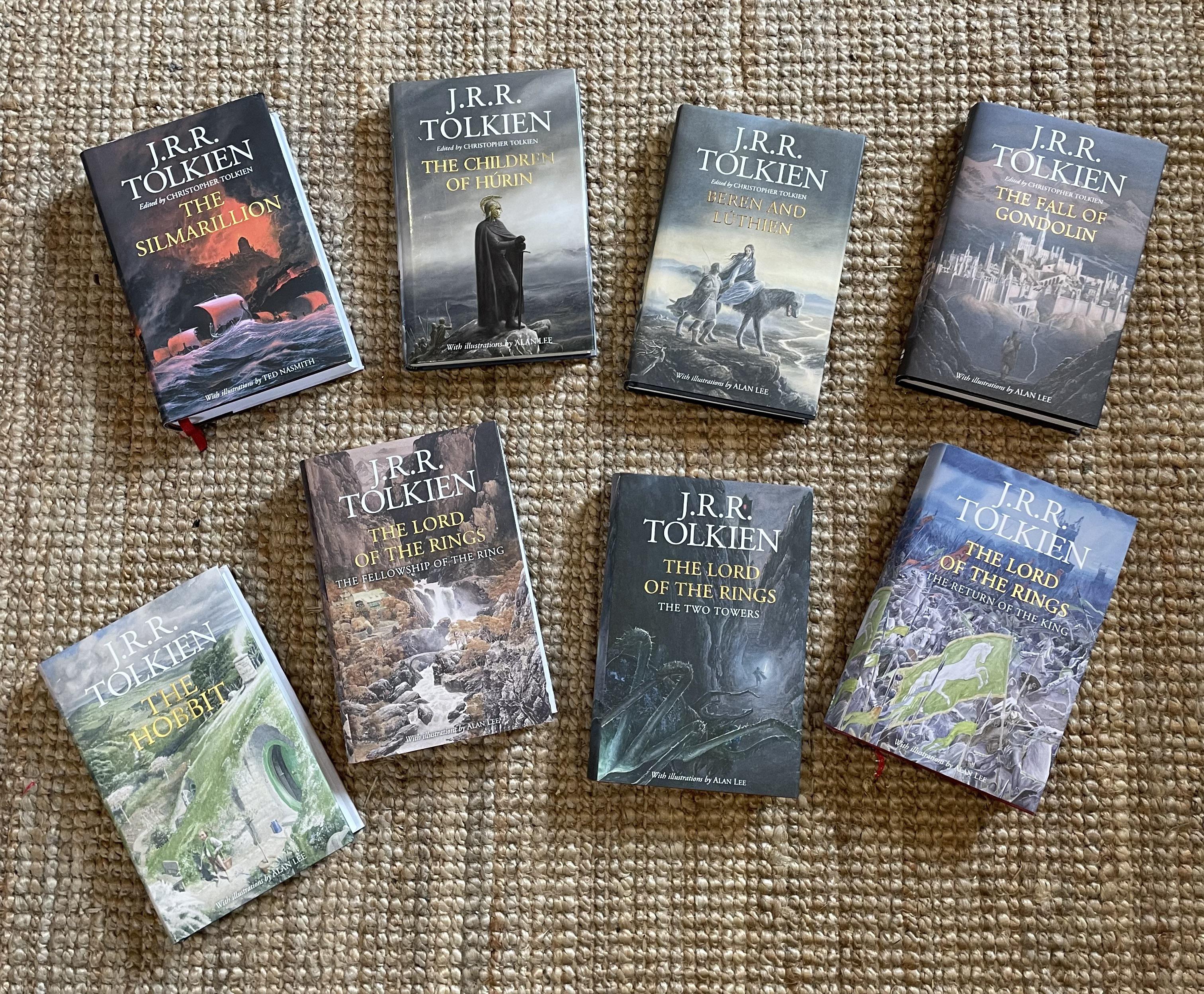 Finally got all the Harper Collins LOTR illustrated editions | Scrolller