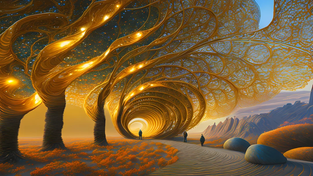 Wormhole Alley [7680x4320] | Scrolller