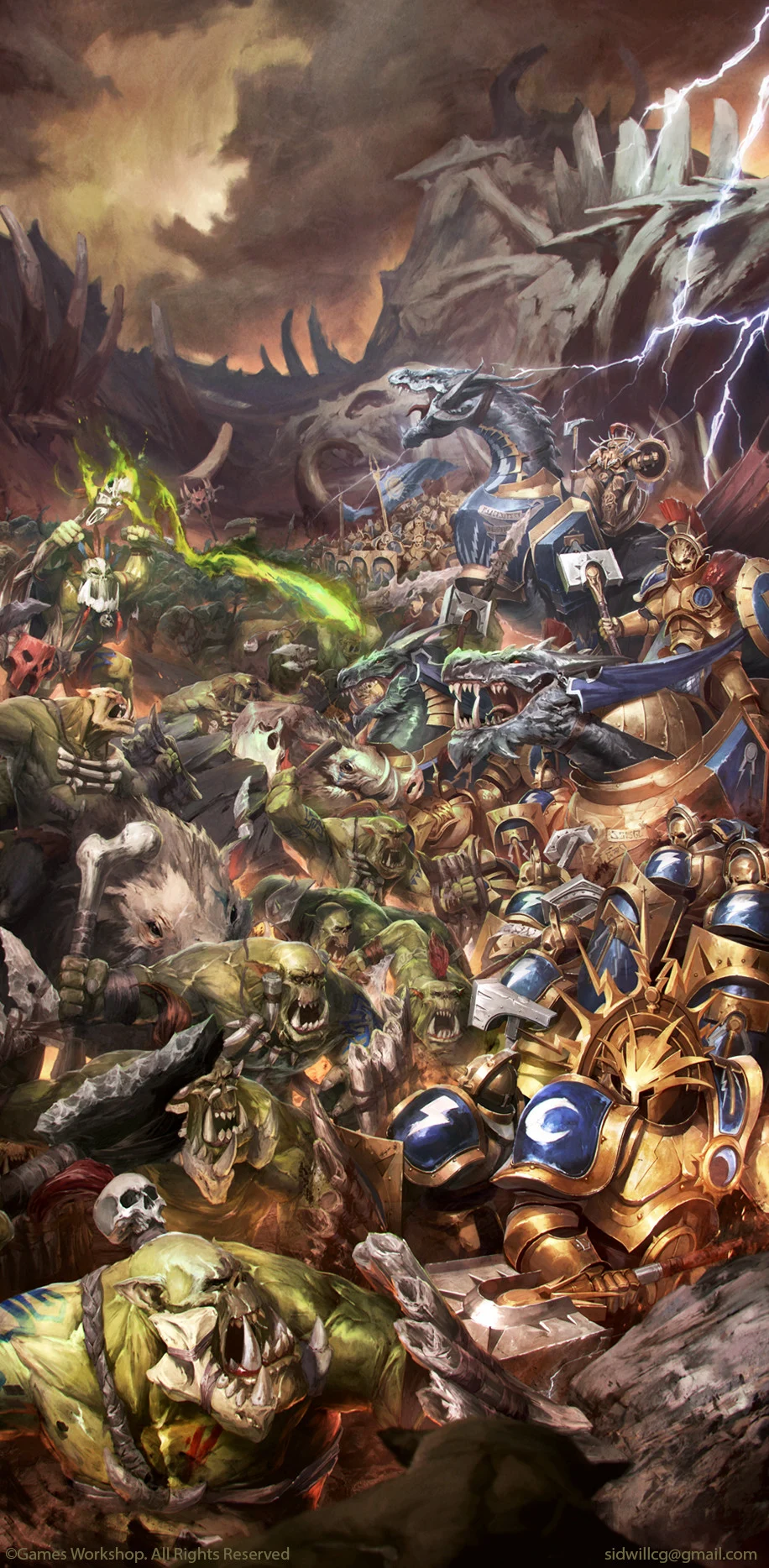 Bonesplitterz vs Dracothion Guard by Igor Sid | Scrolller