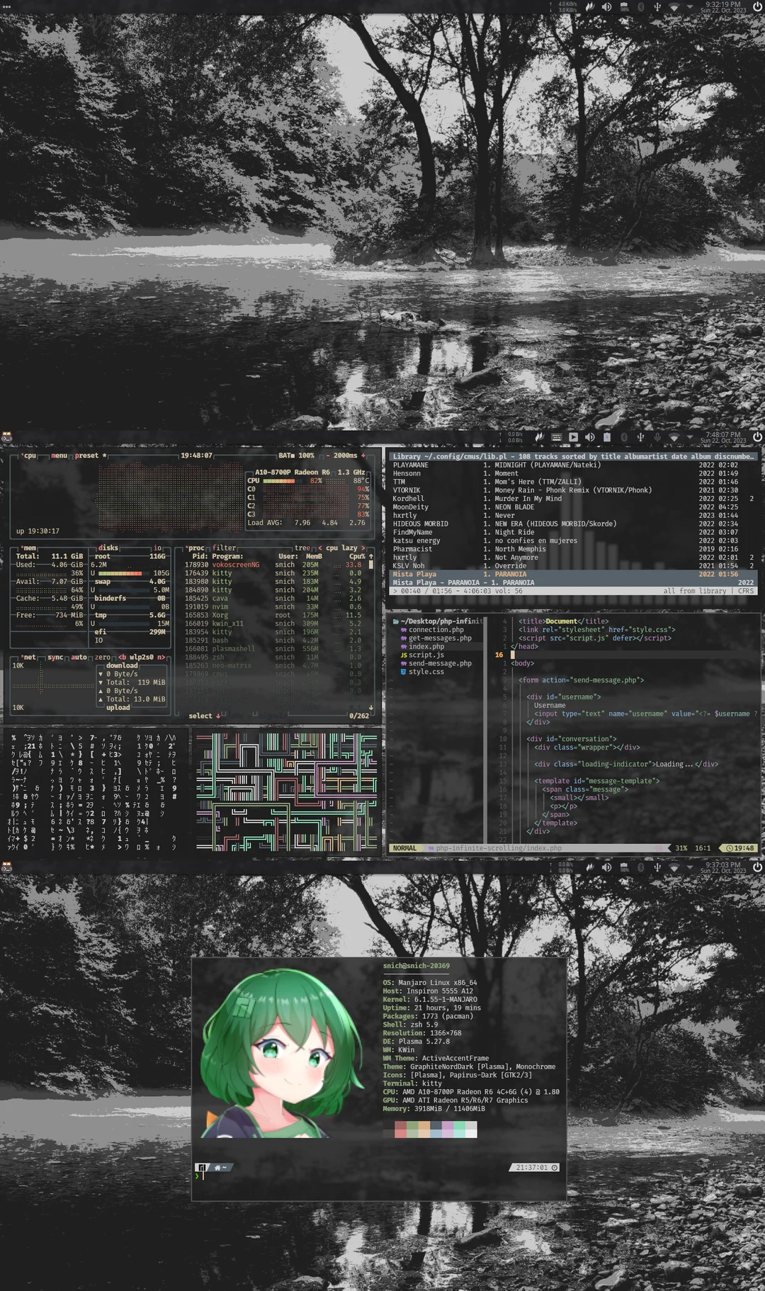 [Plasma] celebrating my one year of Linux by ricing my not-so-optimized system | Scrolller