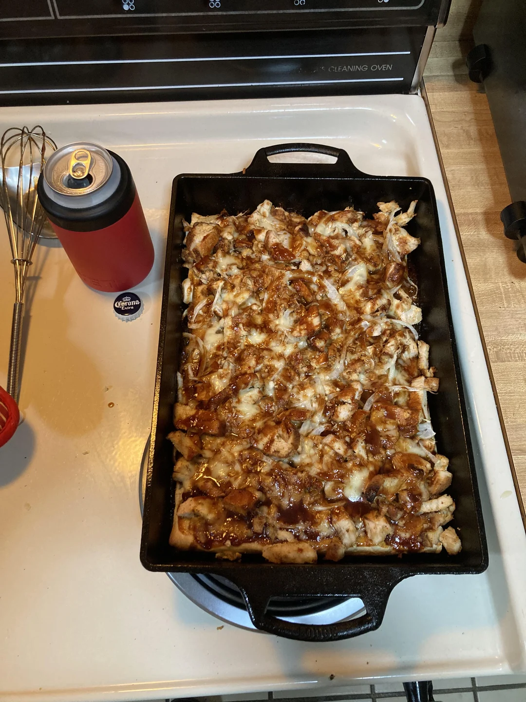 Bbq chicken pizza done!!! | Scrolller