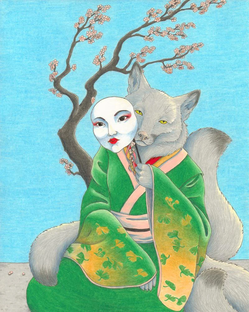 Geisha Kitsune by Reymonkey | Scrolller