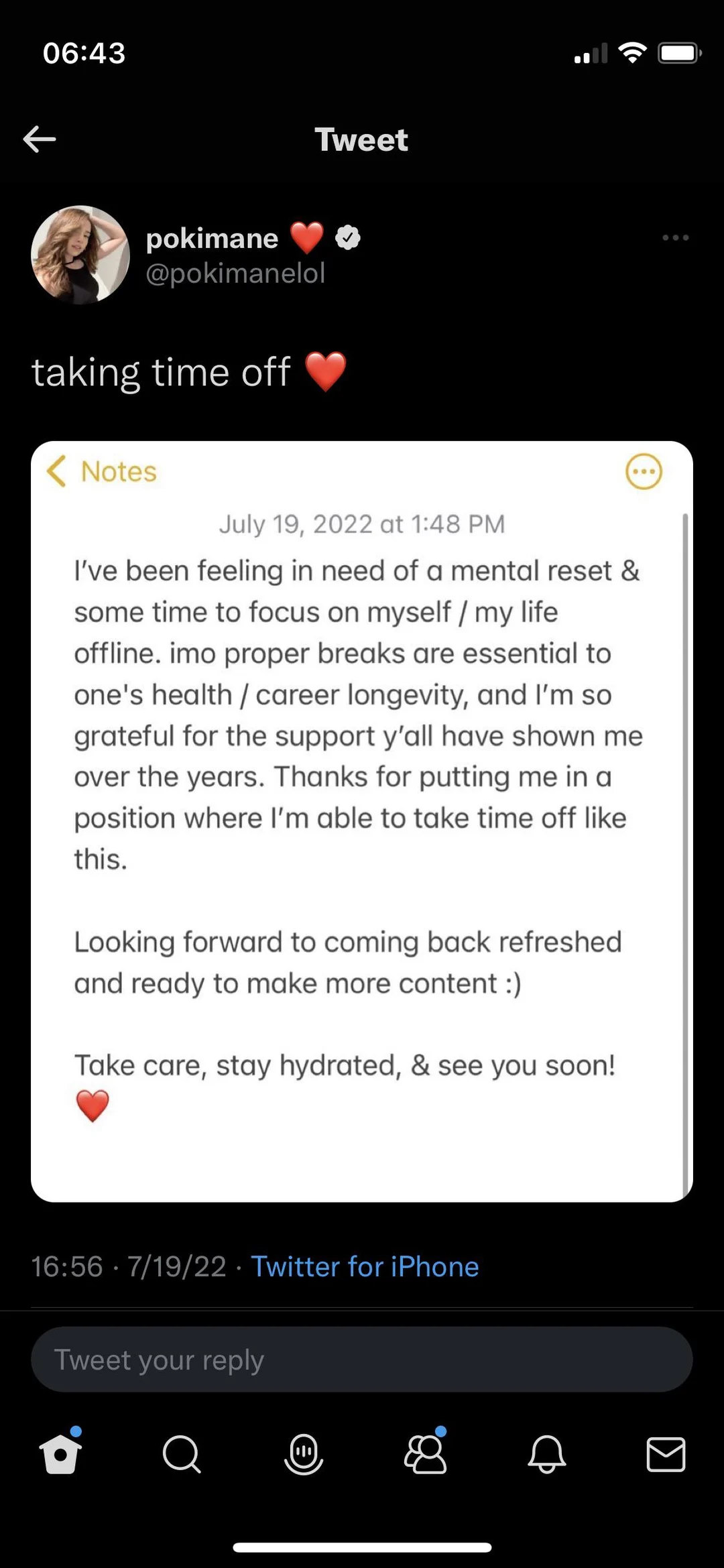 Poki taking time off ️ | Scrolller