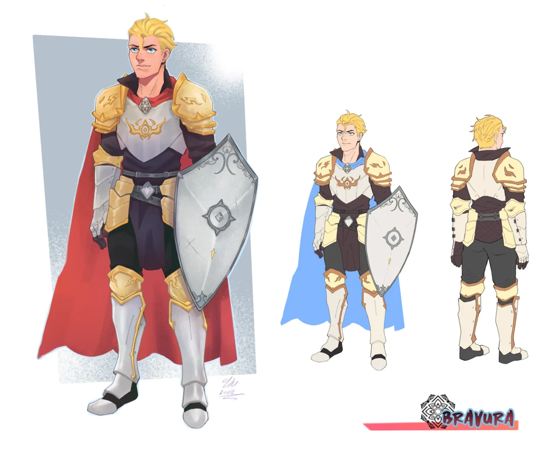 [oc] holy knight of the kingdom, character designs, I make commissions ...
