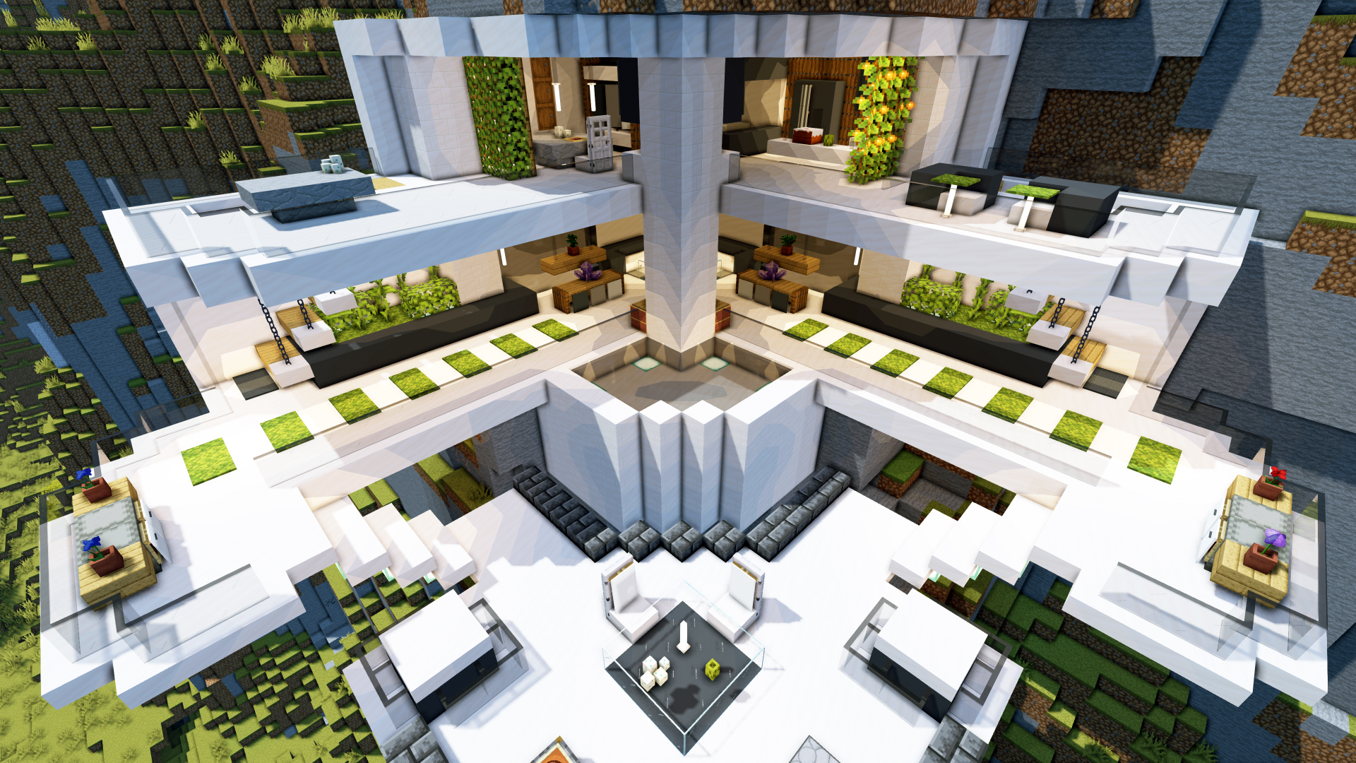 Build a modern villa with mountain wall for the first time. | Scrolller