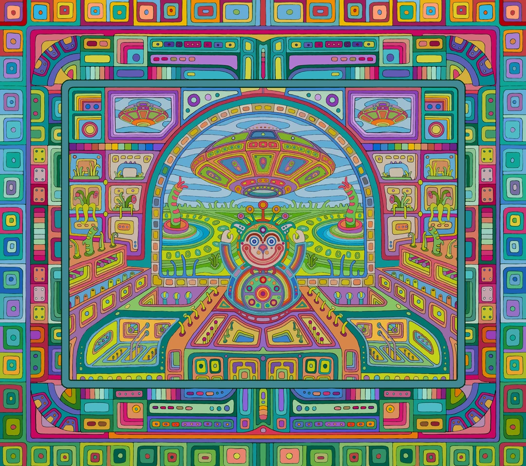 Welcome Home, Me, Procreate, 2021 | Scrolller