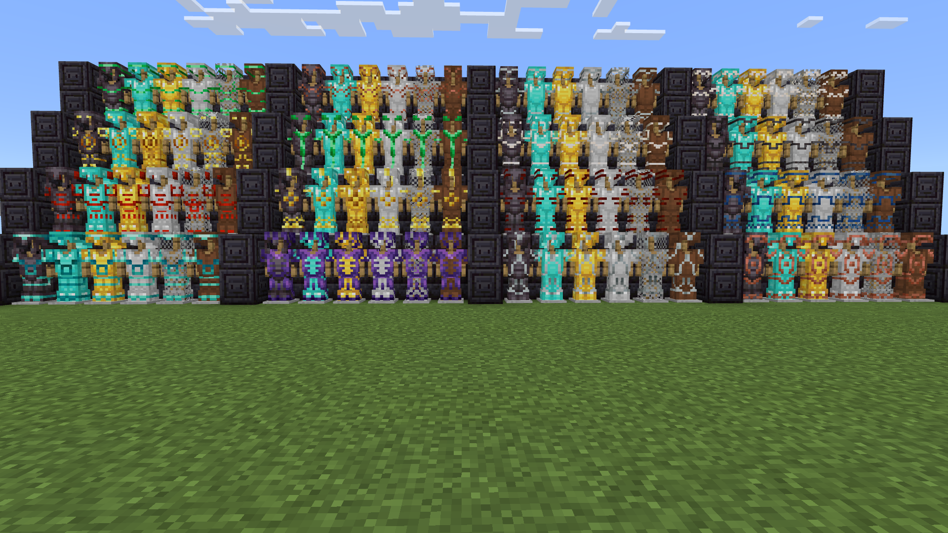 All 16 Armor trims in Custom Stands | Scrolller