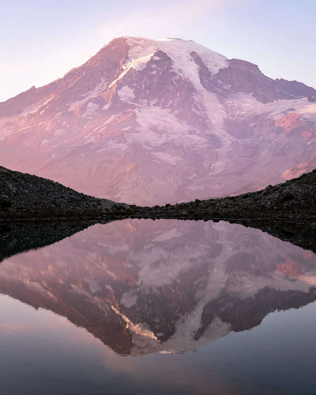Mirror Reflections of Mount Rainier, WA [3971x4964][OC] | Scrolller