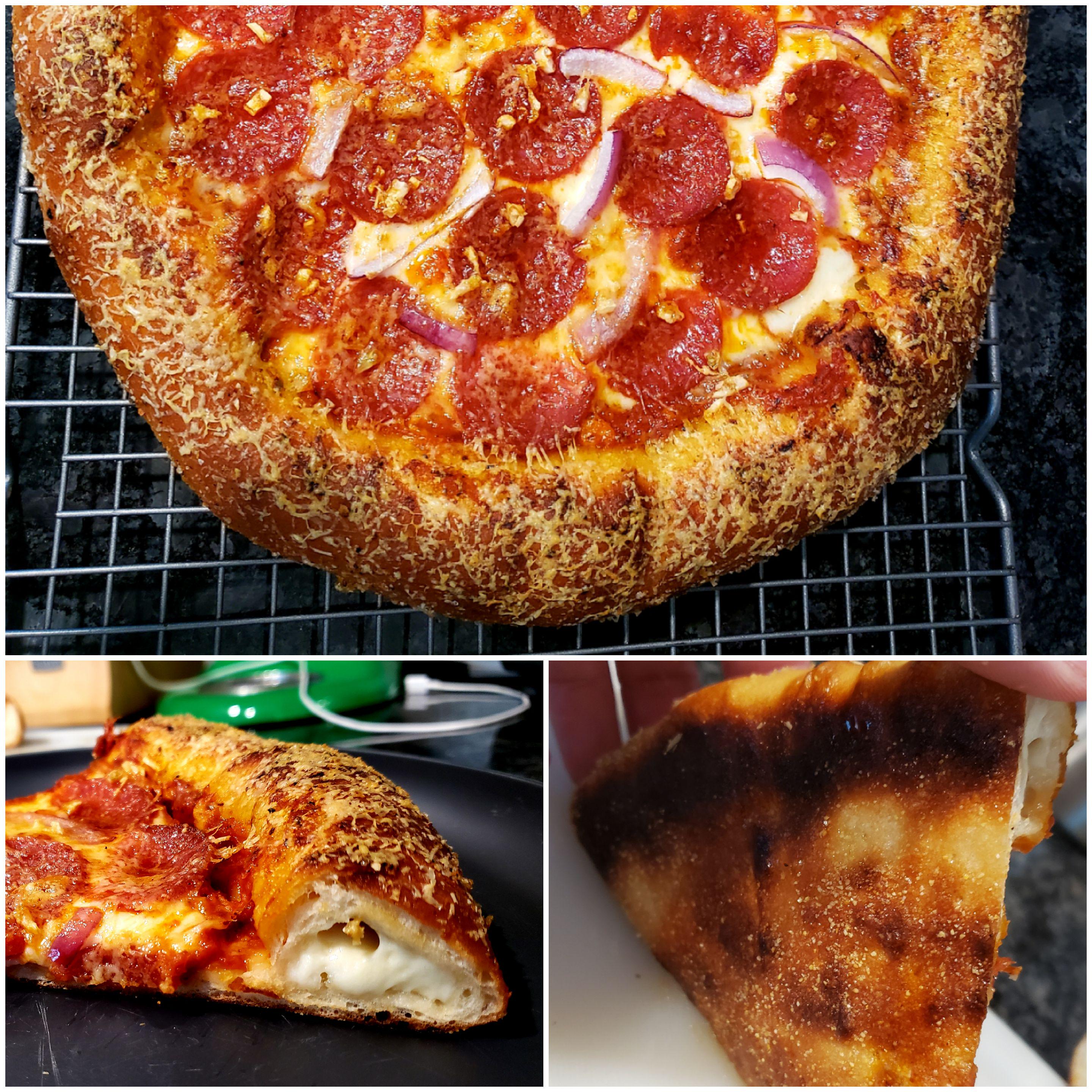 Stuffed crust, pepperoni & onion | Scrolller