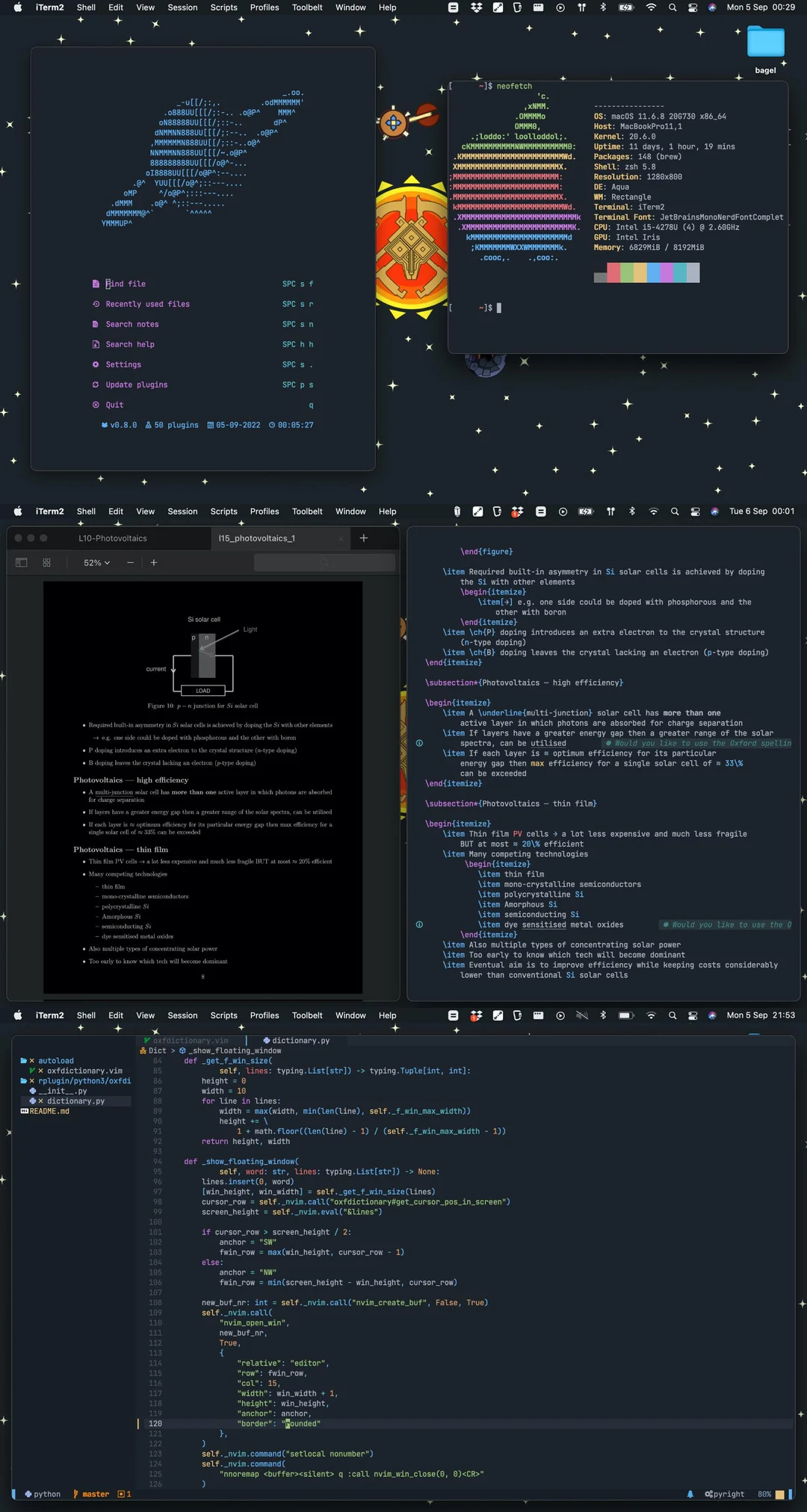 [Aqua/Rectangle] neovim + latex setup | Scrolller