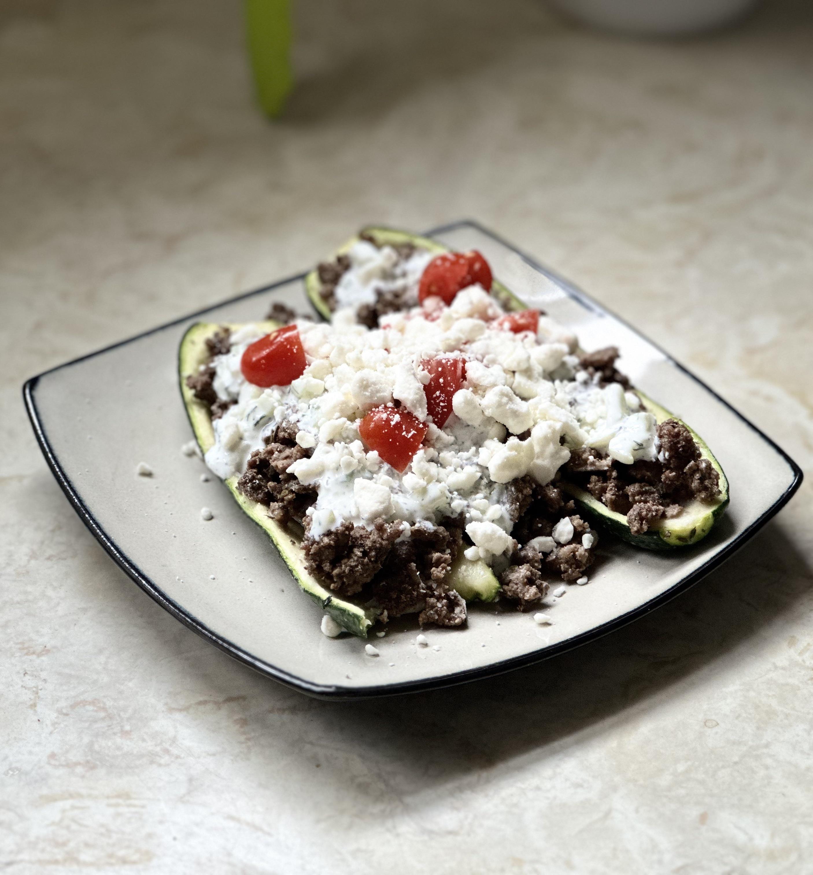 [homemade] Gyro Zucchini Boats | Scrolller