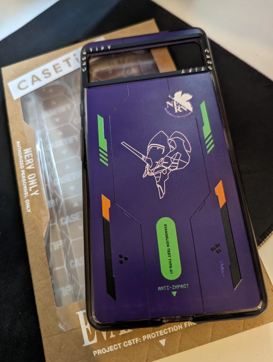Close up of my new Unit 01 Pixel 6 case | Scrolller