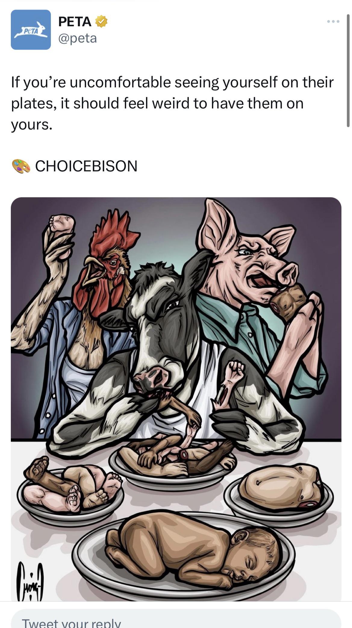 PETA being PETA | Scrolller