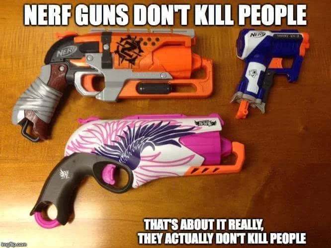 Discover more like Meme: Nerf battle anyone? and Related Content | Scrolller