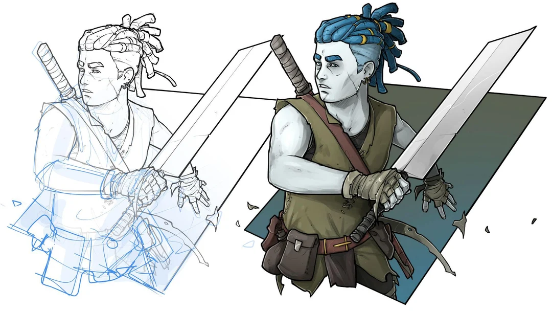 [OC] Imaginary warrior I designed a while ago | Scrolller