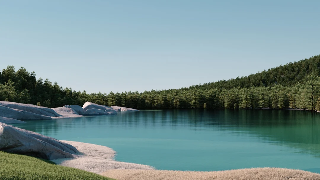 Windows 11 Forest Lake Scenery [1920x1080] | Scrolller