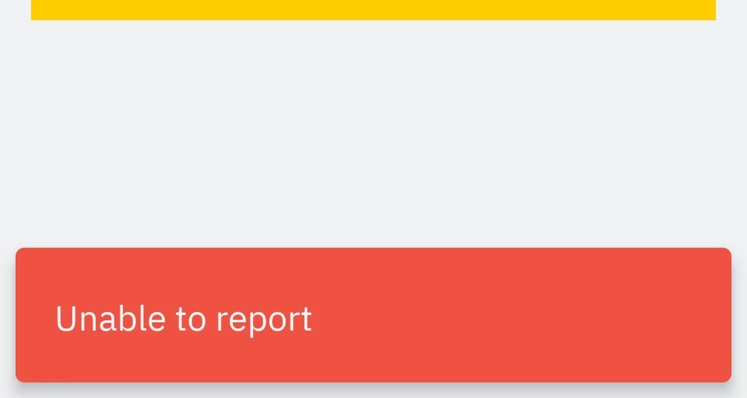 I've been "unable to report" for a week now wtf | Scrolller
