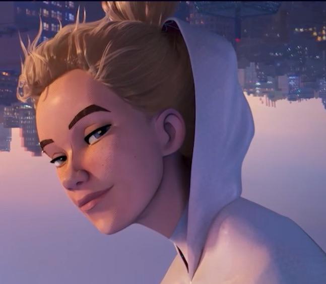 What is Gwen trying to convey with this expression? | Scrolller