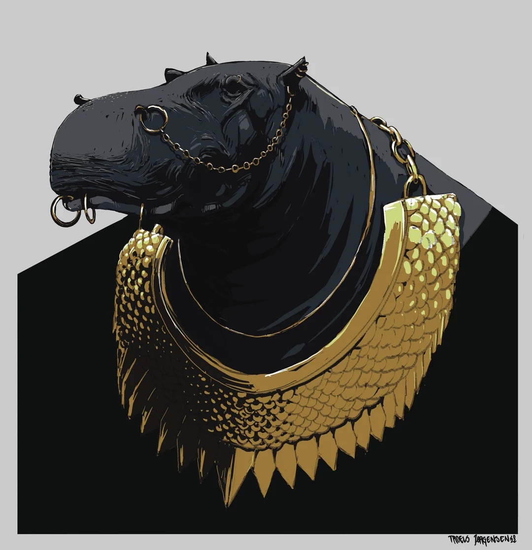 Hippo Deity | Scrolller