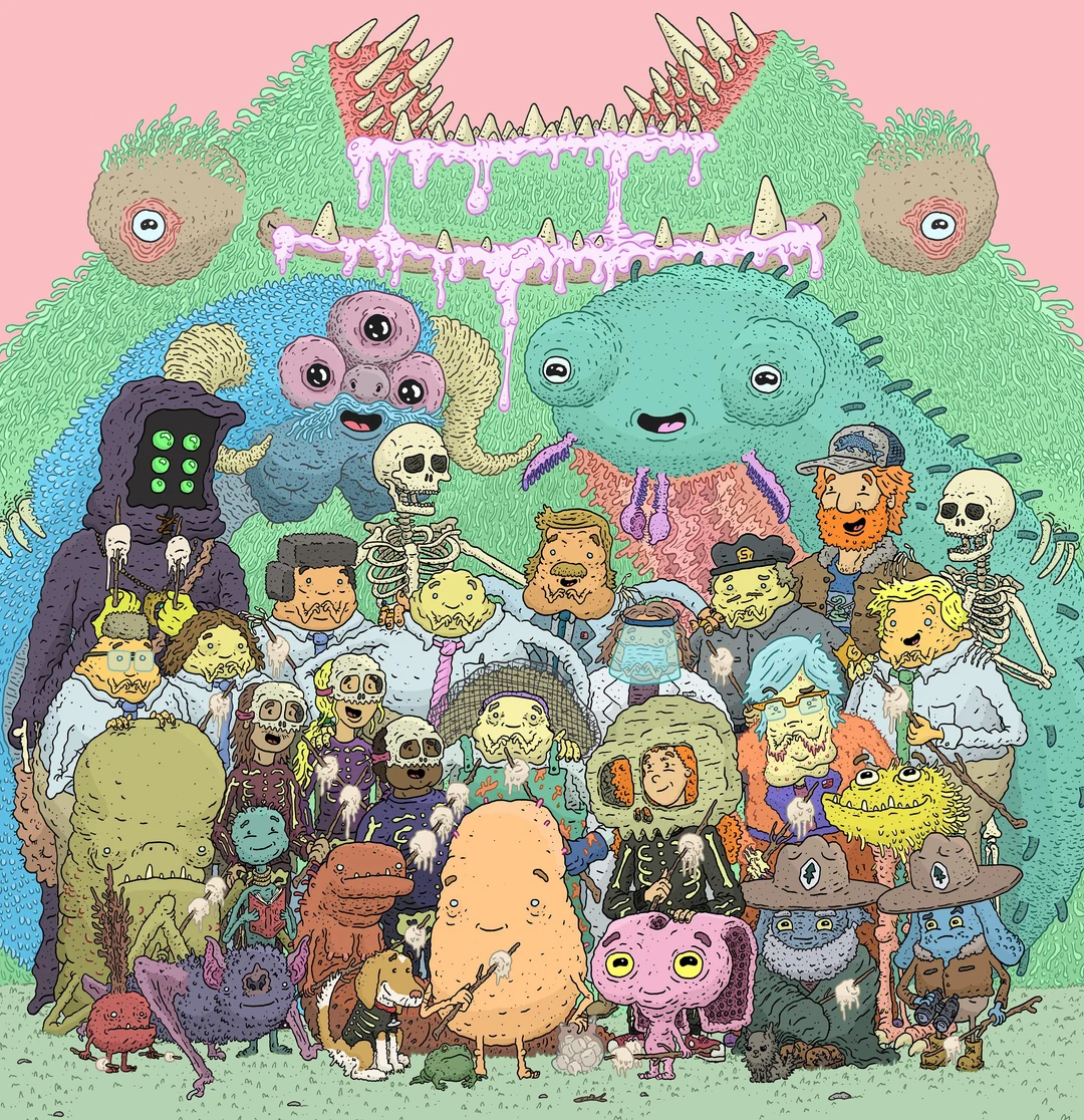 Some monsters from my new graphic novel | Scrolller