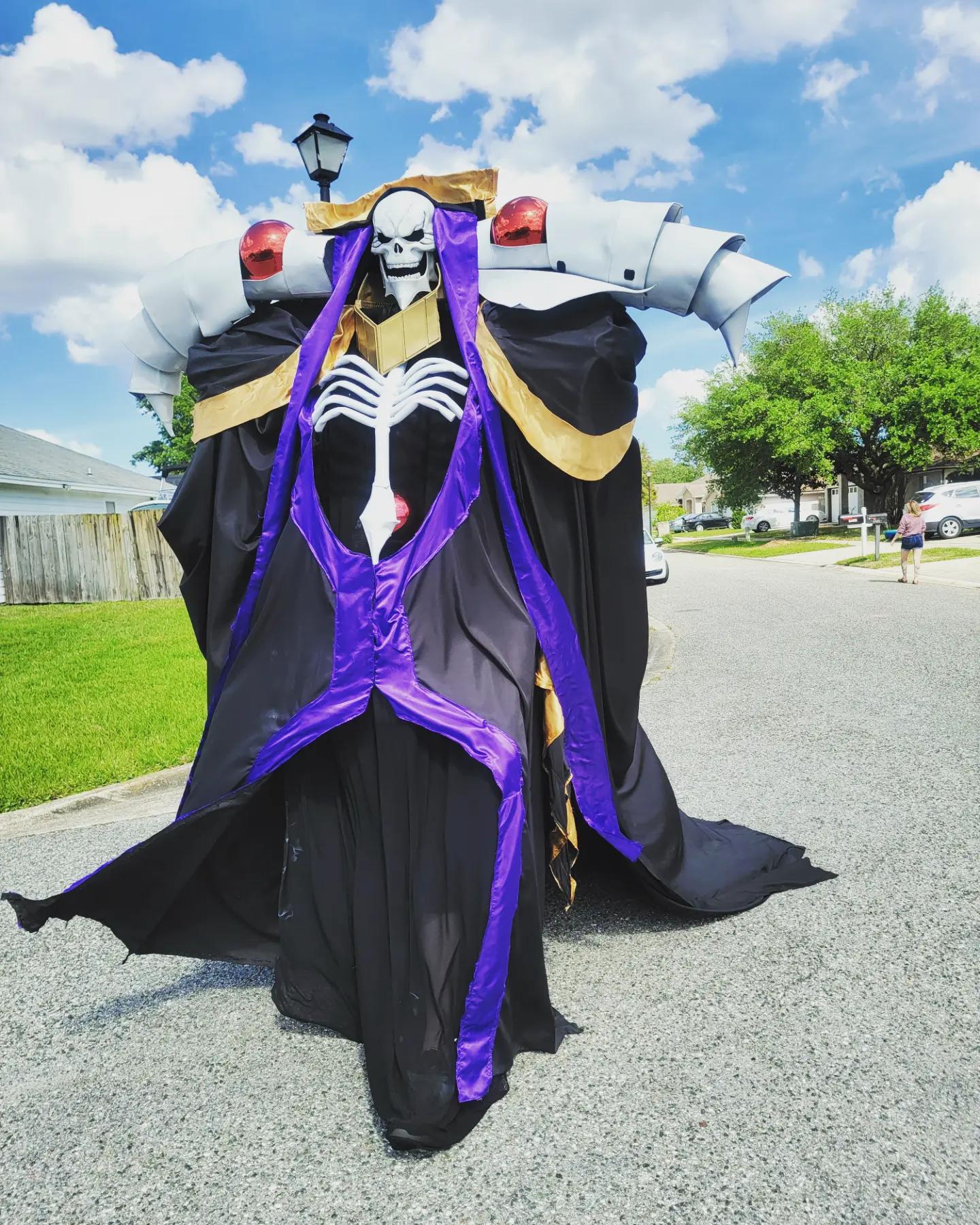 (OC) My husband's Lord Ainz got its soft fit today! Next stop, Megacon! | Scrolller