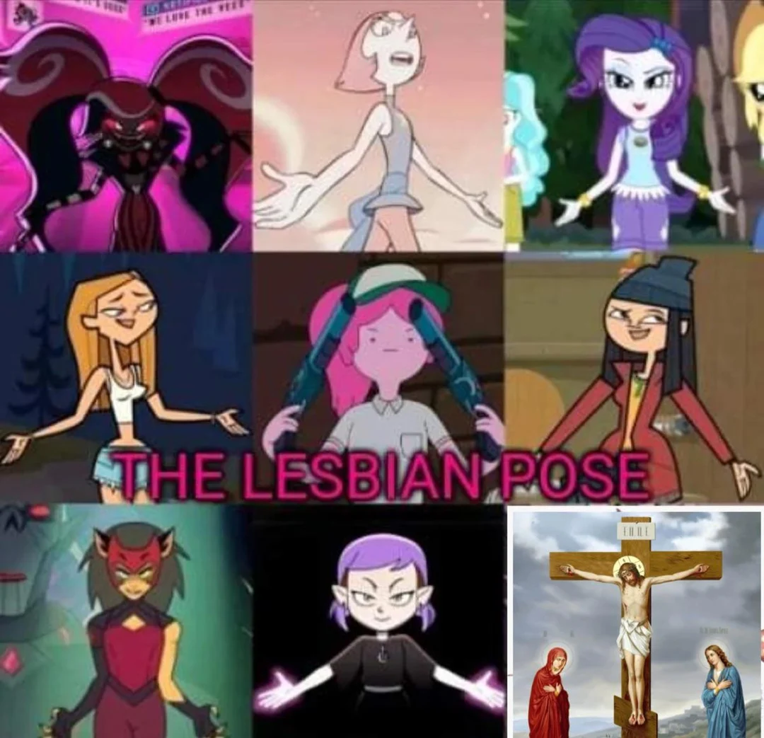 What’s your favourite lesbian pose character | Scrolller