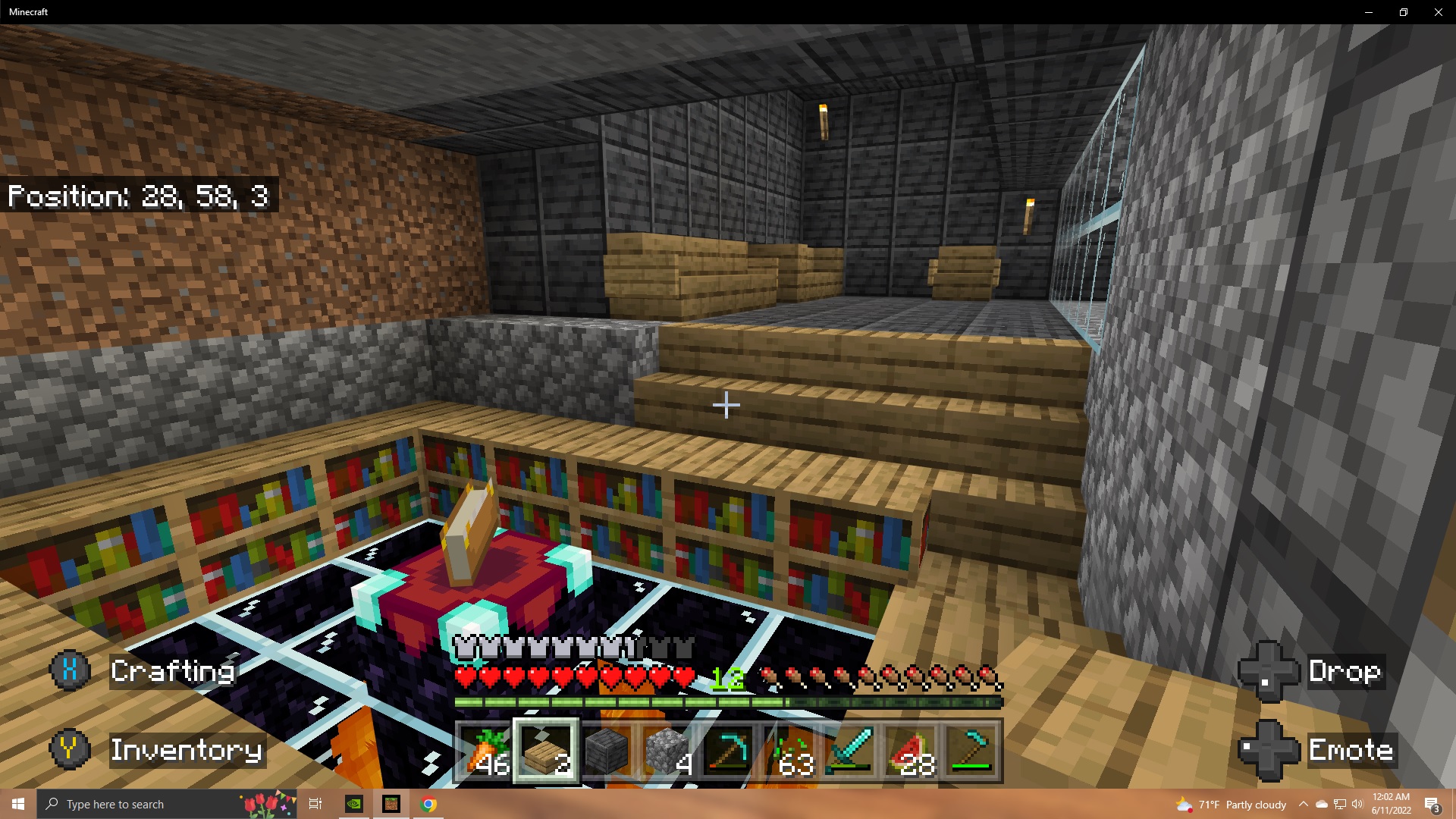 Fire and Obsidian Enchanting Room. | Scrolller