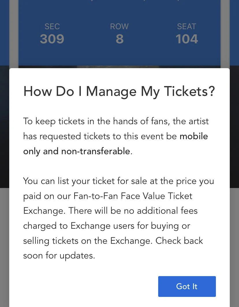 Extra 2 tickets in Vancouver, sec 309, seating next to each other. How does Fan-to-Fan Face ...