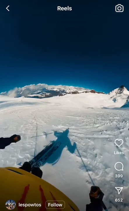 Added to the list of 'things that can go wrong while skiing' | Scrolller