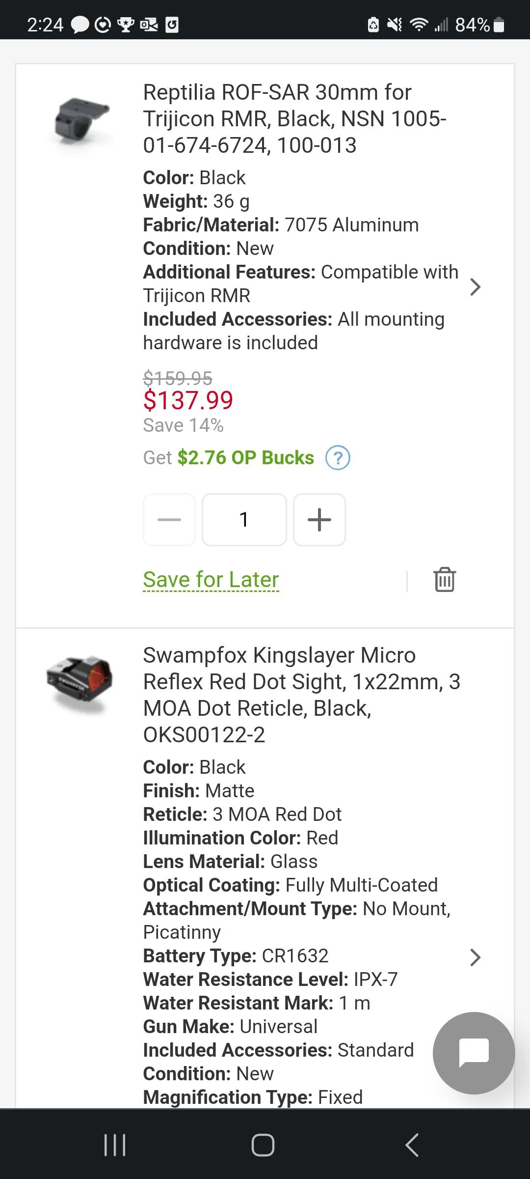Advice on backup red dot for LPVO. Details in comments | Scrolller